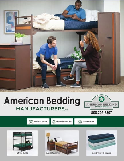 Model 4500 Series: Strong & Durable Steel Camp Bunk Beds | American Bedding